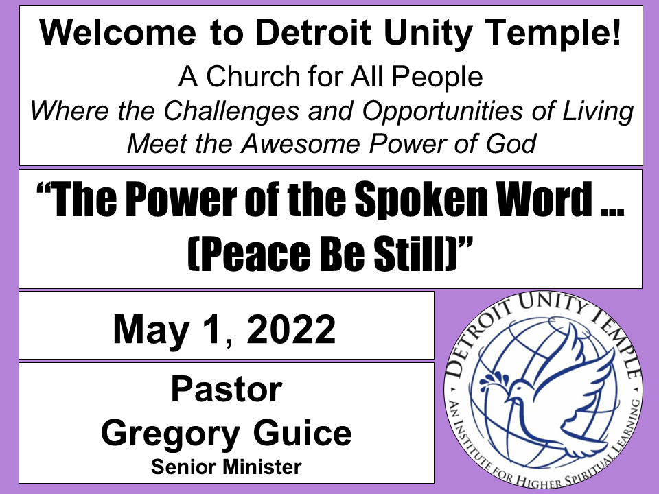 Detroit Unity Temple: An Institute for Higher Spiritual Learning
